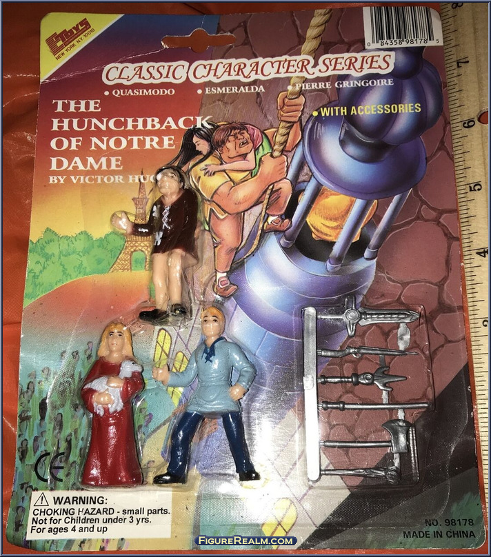 3-Pack - Hunchback of Notre Dame - Basic Series - E Toys Action Figure