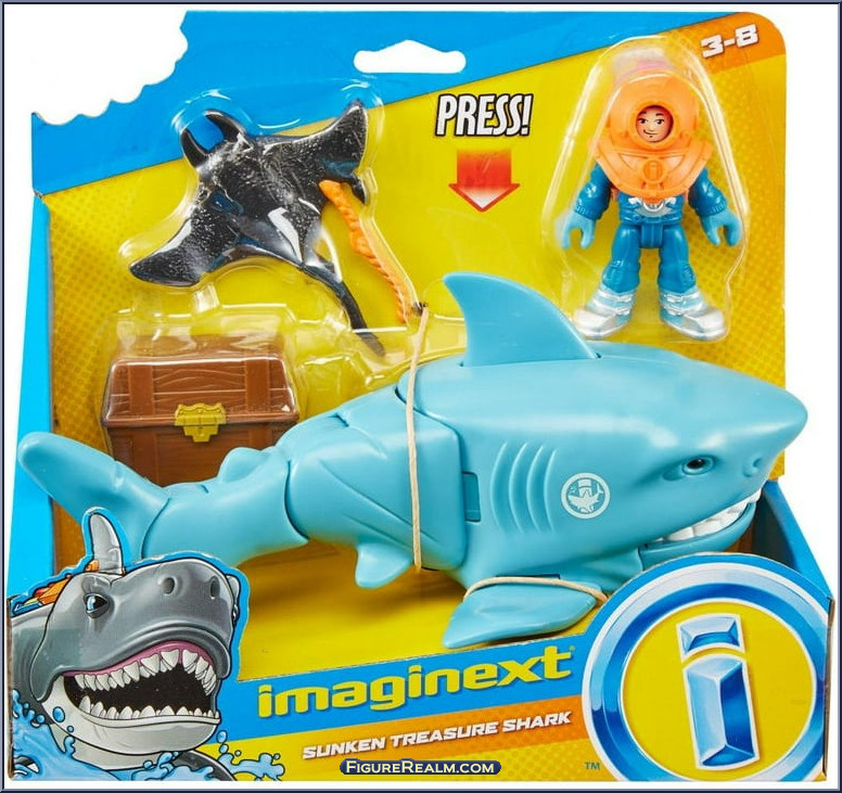 Sunken Treasure Shark - Imaginext - Basic Series - Fisher-Price Action ...