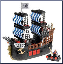 Pirate Brig Ship - Imaginext - Basic Series - Fisher-Price Action Figure