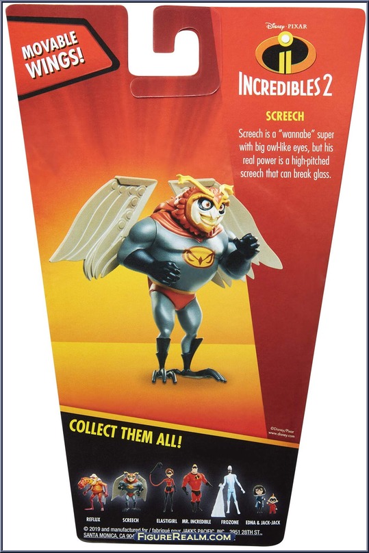 Screech - Incredibles 2 - Basic Series - Jakks Pacific Action Figure