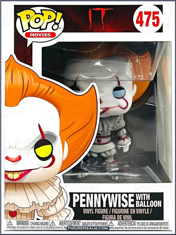 Pennywise (Balloon / Blue Eyes) - IT - Pop! Vinyl Figures - Funko ...