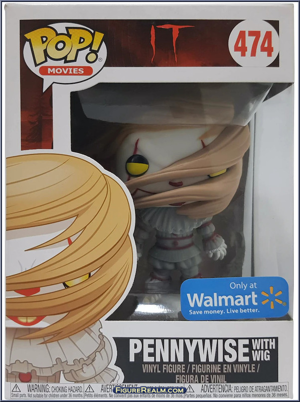 Pennywise (Wig / Yellow Eyes) - IT - Pop! Vinyl Figures - Funko Action ...