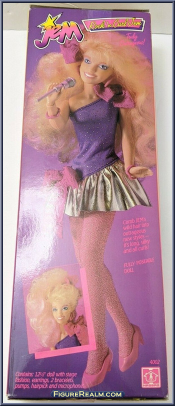 Rockn Curl Jem Jem And The Holograms Dolls Hasbro Action Figure