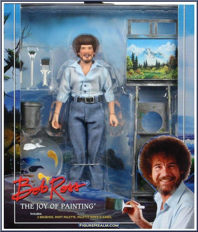 Bob Ross - Joy of Painting - Clothed Retro - Neca Action Figure