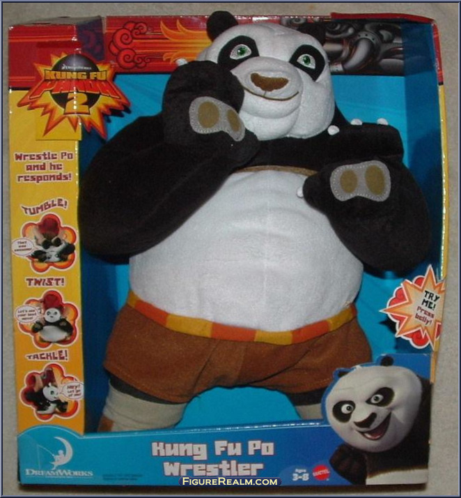 Kung Fu Po Wrestler - Kung Fu Panda 2 - Basic Series - Mattel Action Figure