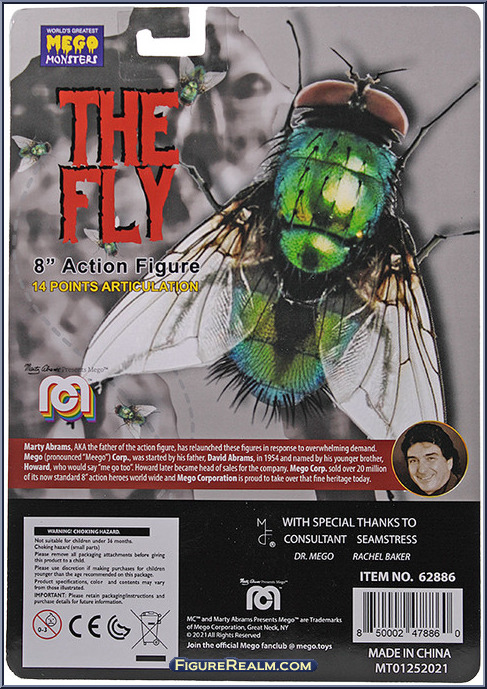 Fly (Flocked) - Legends - Fly - Mego 2018 Action Figure