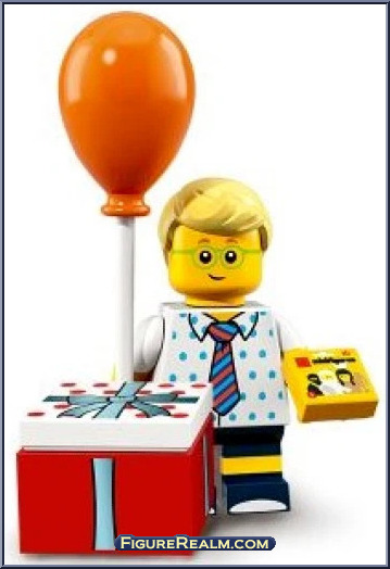 Birthday Party Boy - Lego Minifigures - Series 18 - Lego Action Figure