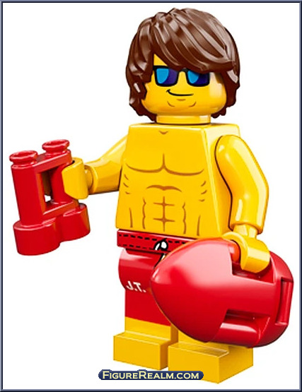 Lifeguard Guy - Lego Minifigures - Series 12 - Lego Action Figure