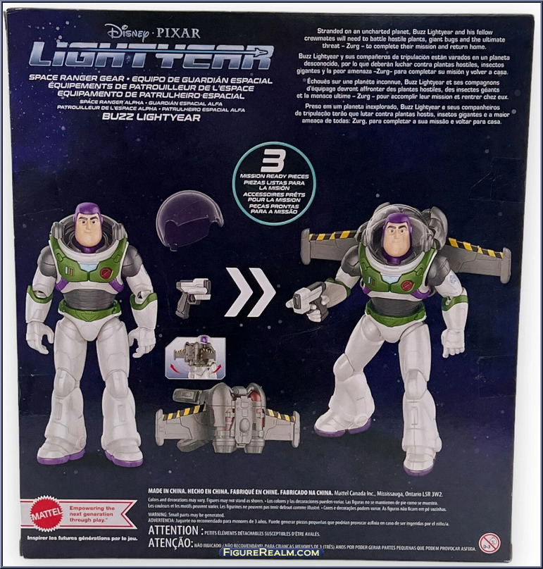 Buzz Lightyear (Space Ranger Gear) - Lightyear - Basic Series - Mattel ...