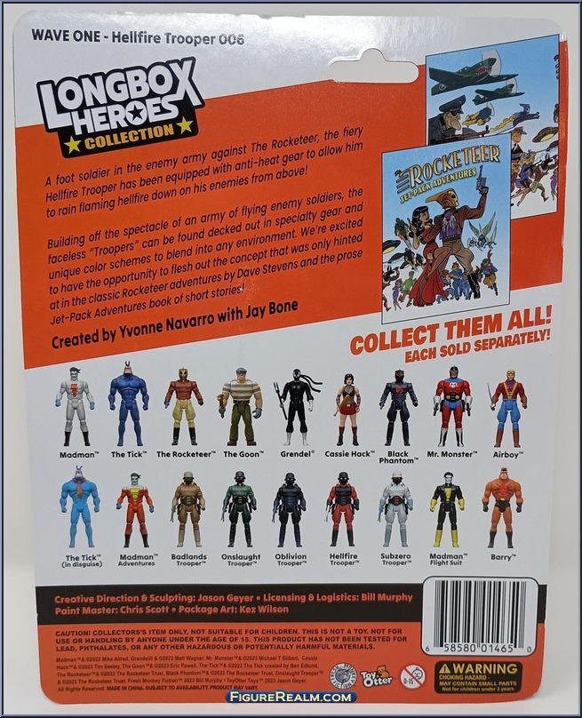 Hellfire Trooper - Longbox Heroes - Basic Series - Fresh Monkey Fiction Action Figure