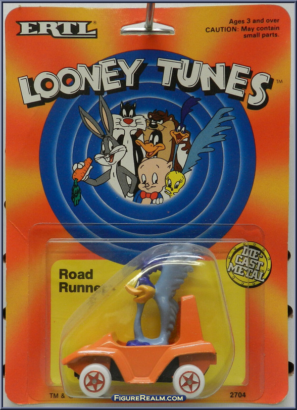 Road Runner (Orange Car) - Looney Tunes - Orange Cards - ERTL Action Figure