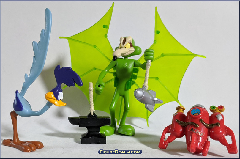 Road Runner And Wile E Coyote Looney Tunes Basic Series Playmates Action Figure