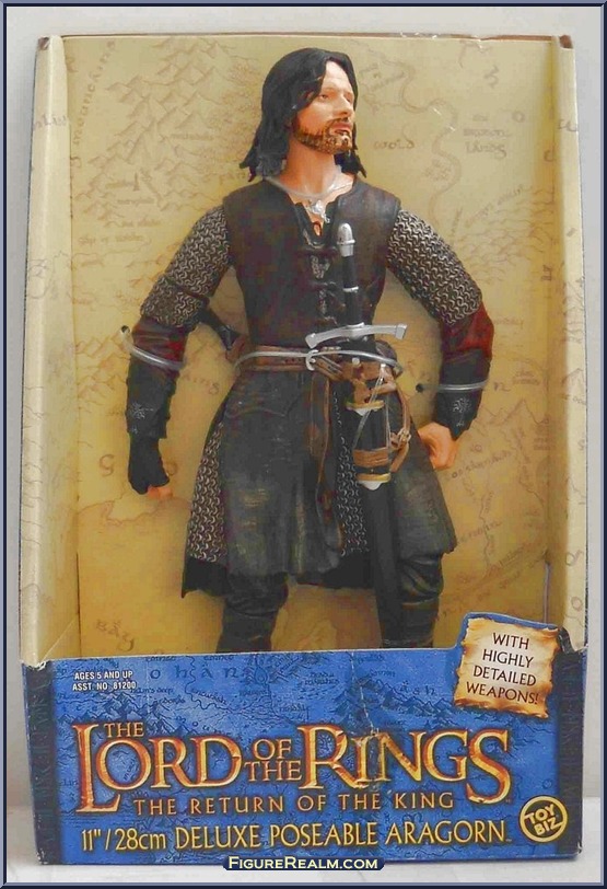 Aragorn - Lord of the Rings - Return of the King - Deluxe Poseable ...