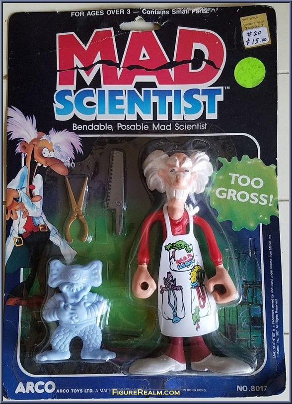 Mad Scientist (Red Pants) - Mad Scientist - Bendables - Arco Action Figure
