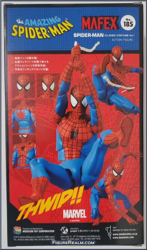 Spider-Man (Classic Costume Version) - Mafex - Marvel - Medicom Action Figure