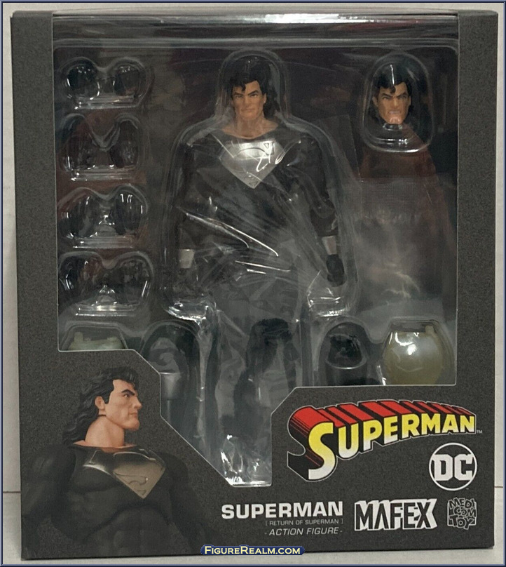 Superman (Black Suit) (Return of Superman) - Mafex - DC - Medicom ...