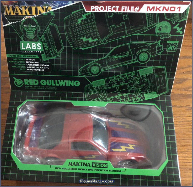 Red Gullwing (Mads Hawking) - Makina - Vehicles - Ramen Toy Action Figure