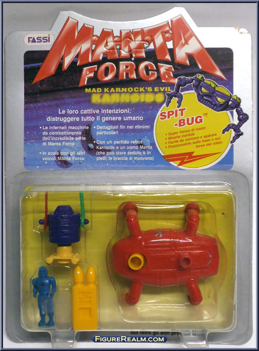 Spit-Bug - Manta Force - Basic Series - Blue Bird Action Figure