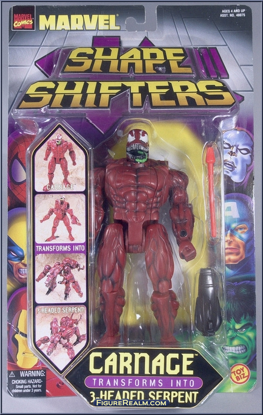 Carnage - Marvel - Shape Shifters - Toy Biz Action Figure
