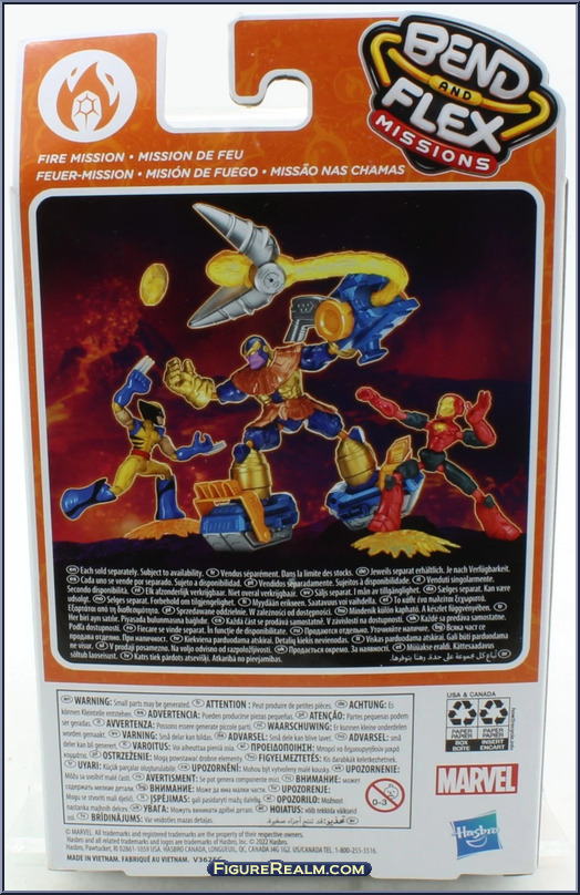Wolverine (Fire Mission) - Marvel - Bend and Flex - Missions - Hasbro ...