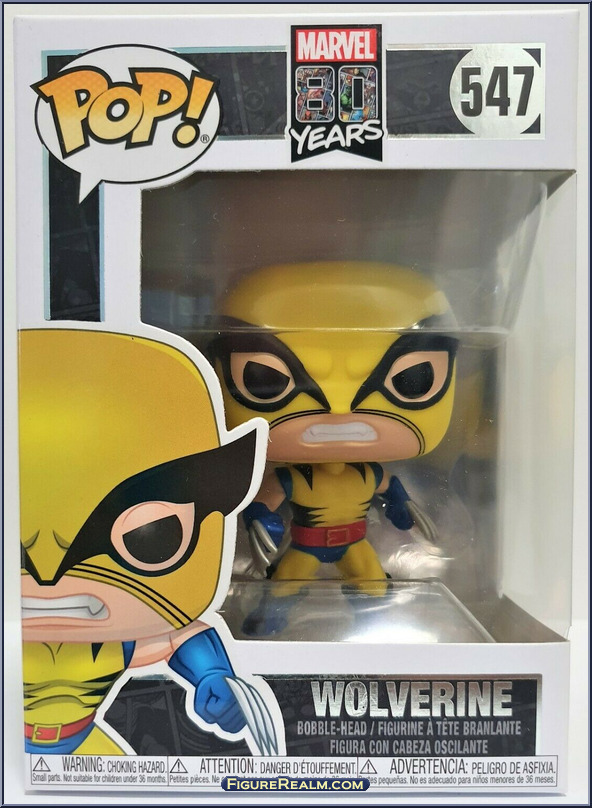 Wolverine (1st Appearance) - Marvel - 80 Years Pop! - Funko Action Figure