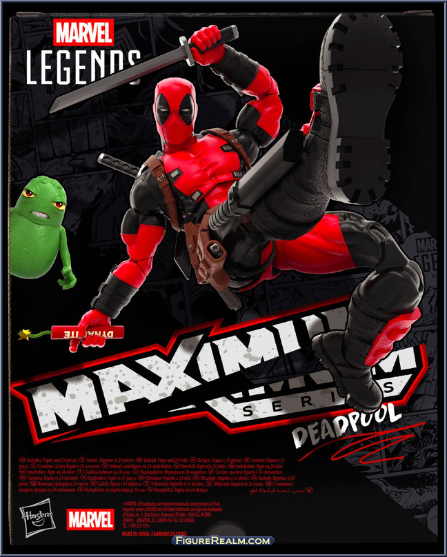 Deadpool - Marvel Legends - Infinite Series - Maximum Series - Hasbro ...