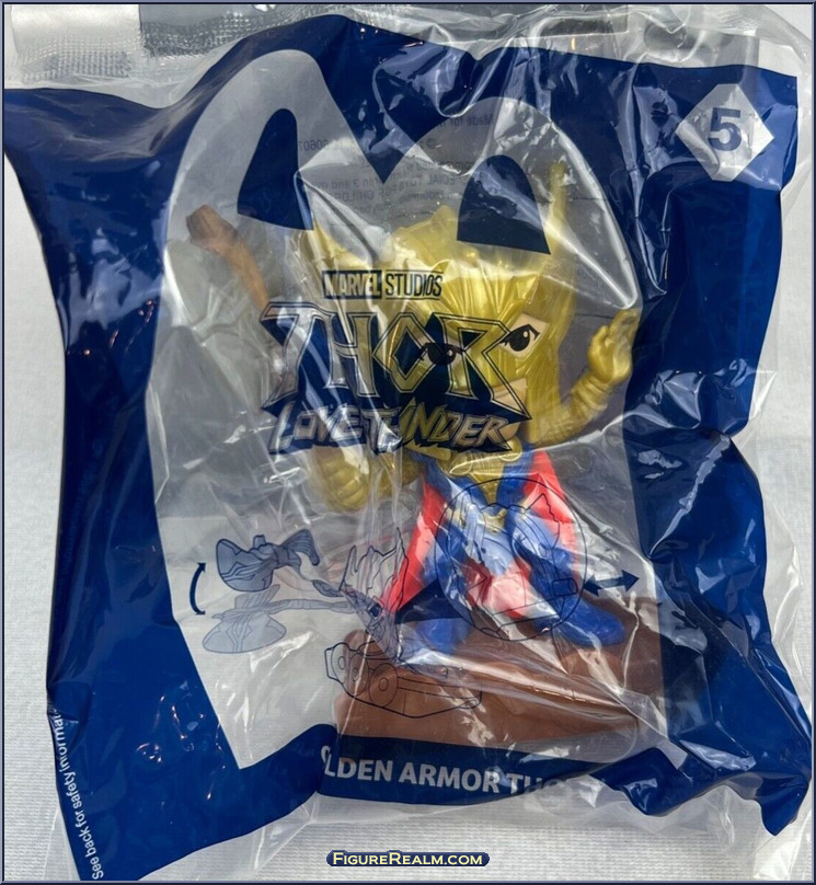 Golden Armor Thor - Marvel - Thor Love and Thunder - McDonald's Action ...