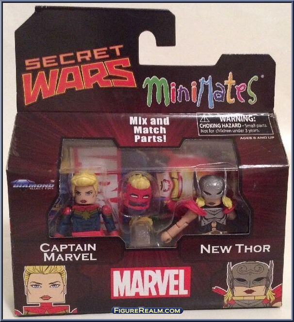 Captain Marvel / New Thor - Marvel Minimates - Wave 64 - Secret Wars ...