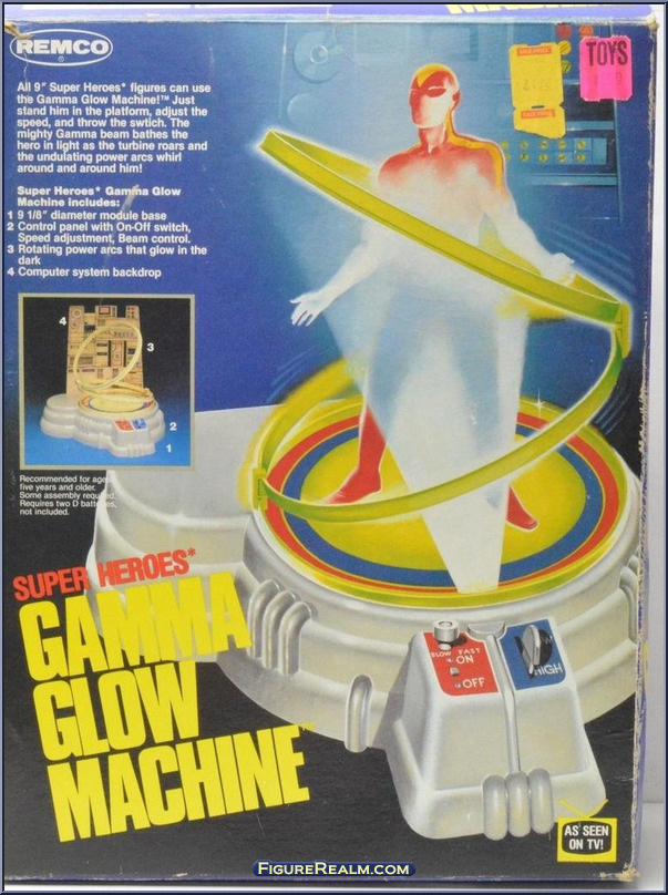 Gamma Glow Machine - Marvel - Accessories - Remco Action Figure