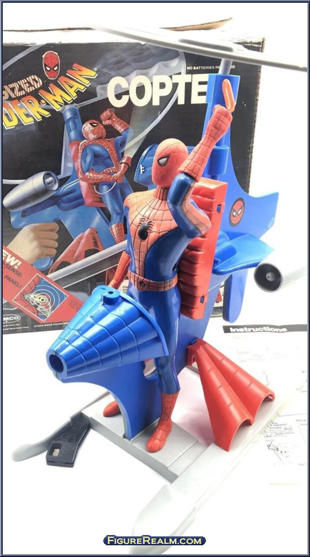 Spider-Man Copter (Energized) (Blue) - Marvel - Accessories - Remco ...