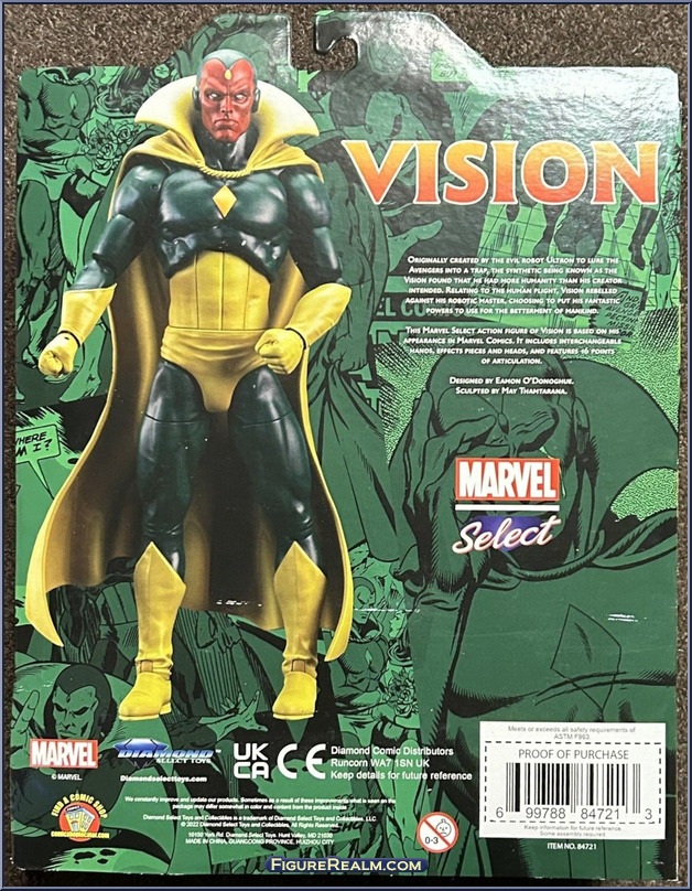 Vision - Marvel Select - Basic Series - Diamond Select Toys Action Figure