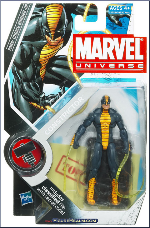 Constrictor - Marvel Universe - Series 2 - HAMMER Files - Wave 11 ...