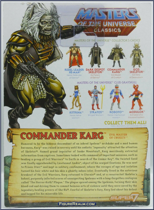 Commander Karg - Masters of the Universe - Classics - Basic Series ...