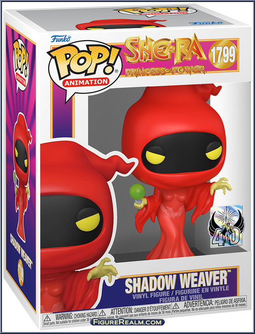 Shadow Weaver (40th Anniversary) - Masters of the Universe - Pop! Vinyl ...