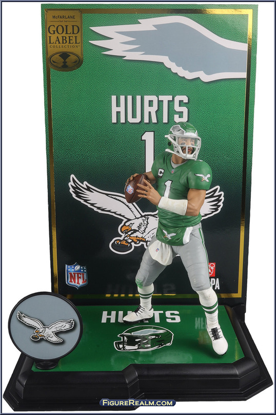 Jalen Hurts (Eagles) (Gold Label) (Kelly Green Jersey) - McFarlane's ...