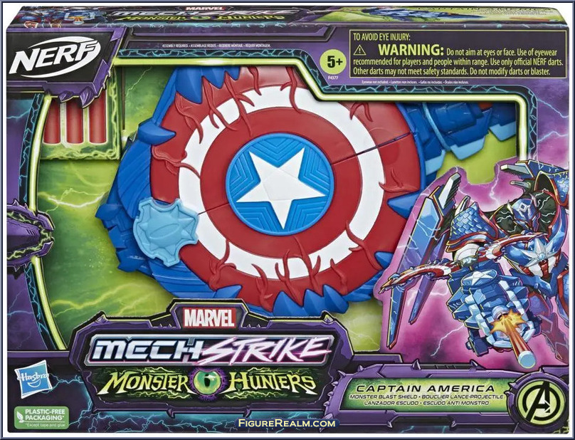 Captain America Monster Blast Shield - Mech Strike - Monster Hunters ...