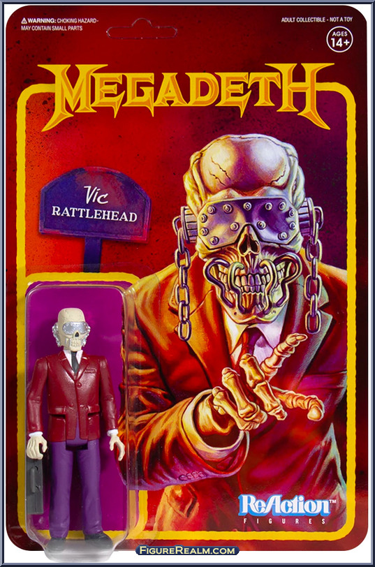 Vic Rattlehead - Megadeth - ReAction Figures - Super7 Action Figure