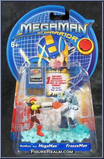 FreezeMan vs HeatGuts - MegaMan NT Warrior - 2-Packs - Mattel Action Figure