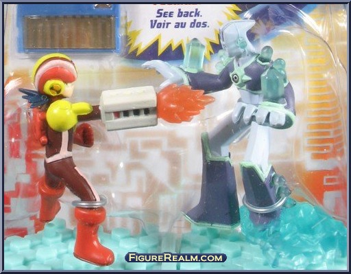 FreezeMan vs HeatGuts - MegaMan NT Warrior - 2-Packs - Mattel Action Figure