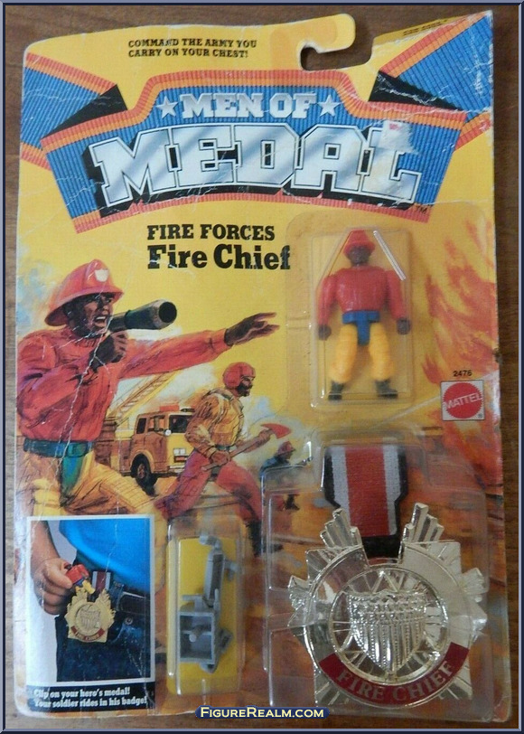 Fire Chief - Men of Medal - Fire Forces - Mattel Action Figure