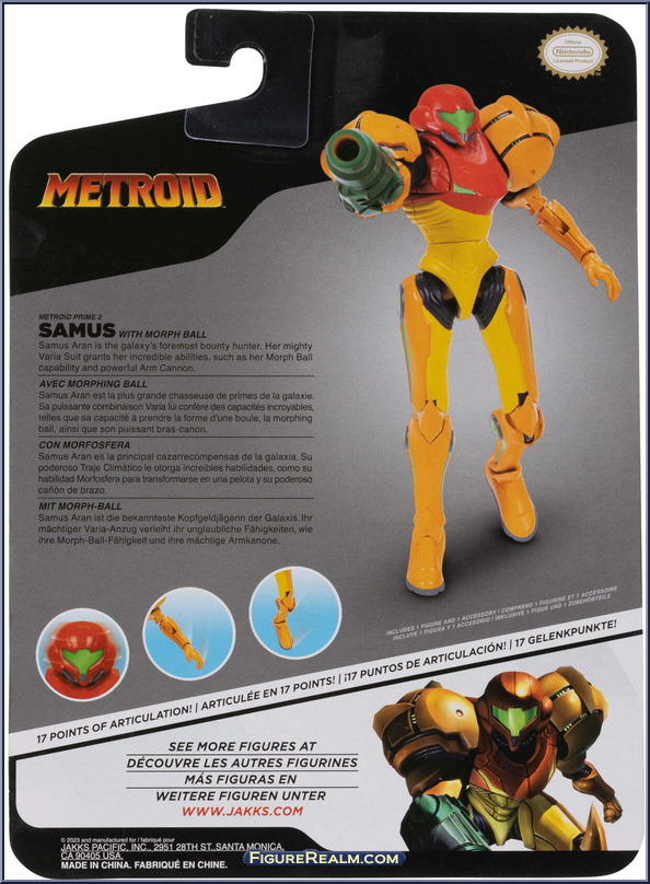 Samus (with Morphball) (Metroid Prime 2) - Metroid - Basic Series ...