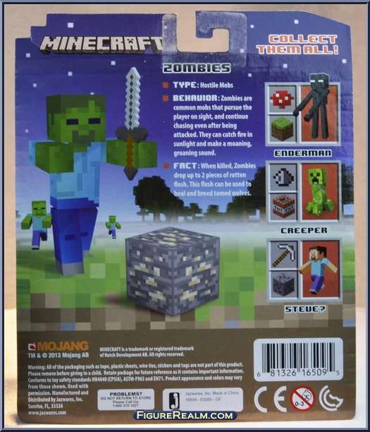 Zombie - Minecraft - Series 1 - Jazwares Action Figure