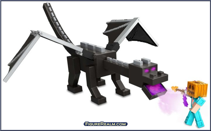 Ultimate Ender Dragon / Steve (Blue) - Minecraft - Basic Series - Mattel Action Figure