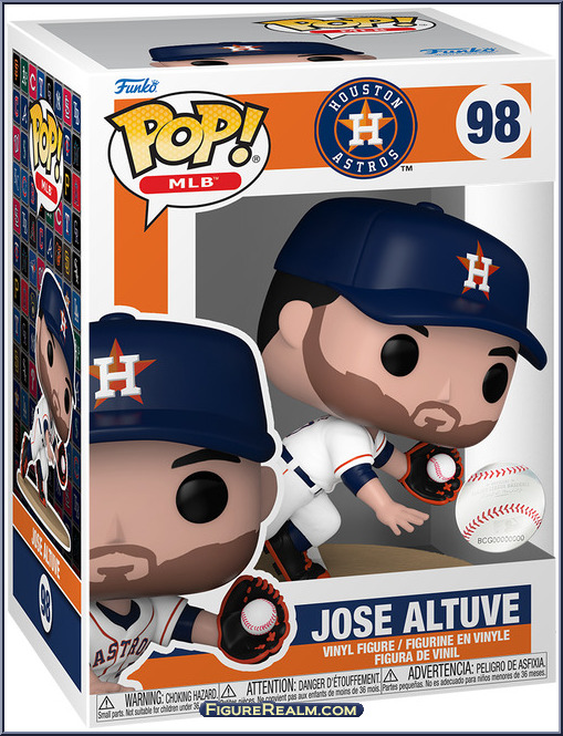 Jose Altuve (Catching in White Jersey) (Astros) - MLB - Pop! Vinyl ...