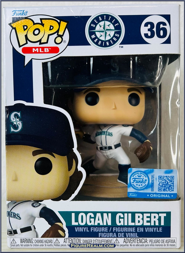 Logan Gilbert (Seattle Mariners) - MLB - Pop! Vinyl Figures - Funko ...