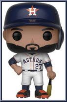 Jose Altuve (Astros / White) - MLB - Pop! Vinyl Figures - Funko Action ...