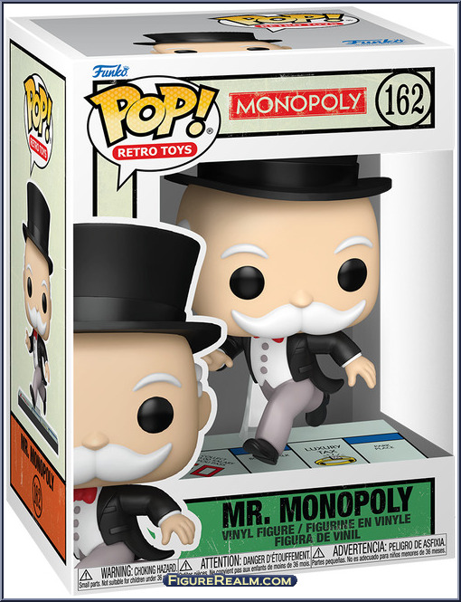 Mr. Monopoly (Pass Go) - Monopoly - Pop! Vinyl Figures - Funko Action ...