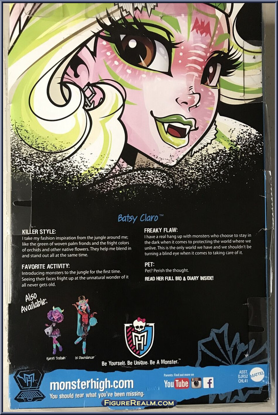 Batsy Claro - Monster High - Brand-Boo Students - Mattel Action Figure