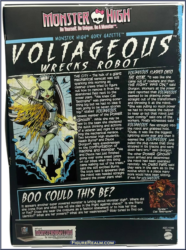 Frankie Stein as Voltageous - Monster High - Power Ghouls - Mattel ...