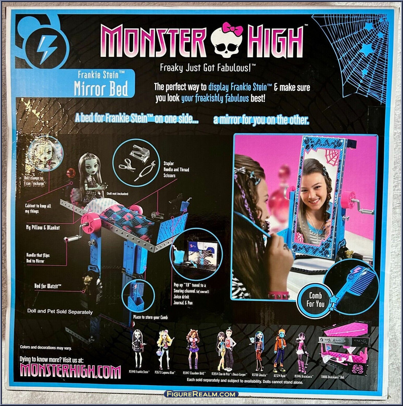 Mirror Bed (Frankie Stein) - Monster High - Playsets - Mattel Action Figure